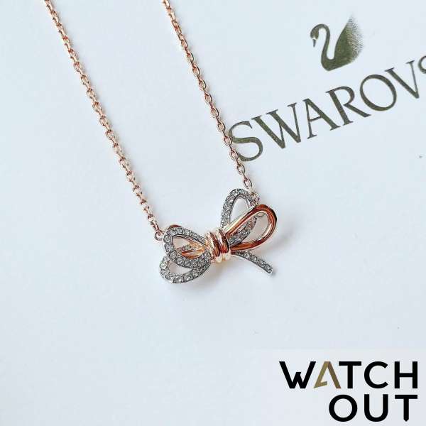 Swarovski ribbon necklace store